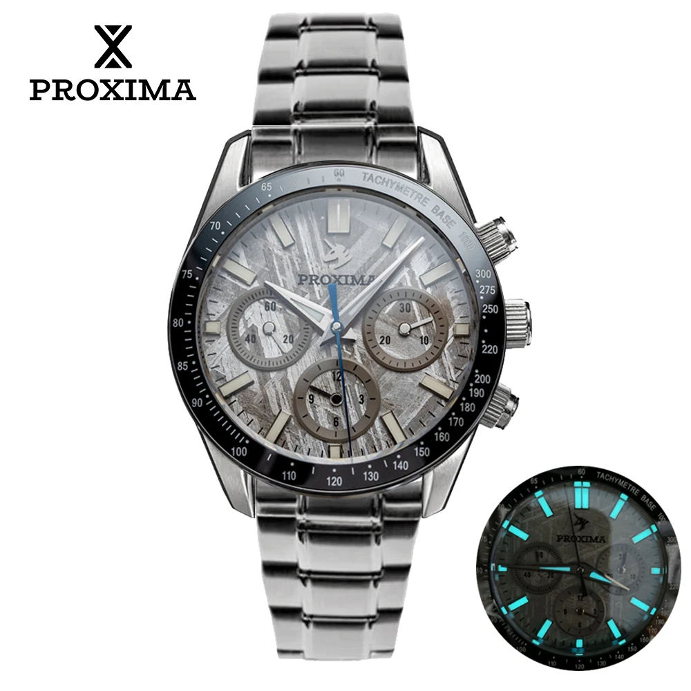 Px1692-ys Business Automatic Watch Gabion Meteorite Dial Three-eye ...