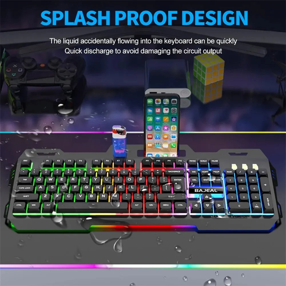 K45-Gaming-Wired-Keyboard-Colorful-Backlight-Mechanical-104-Keys ...