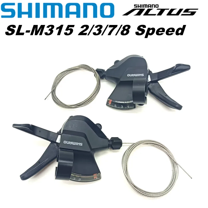 Shimano Altus SL-M315 Bike Shifter Lever 2x7 2x8 Velocidade 14S 16S Shifter Trigger Rapid Fire ...