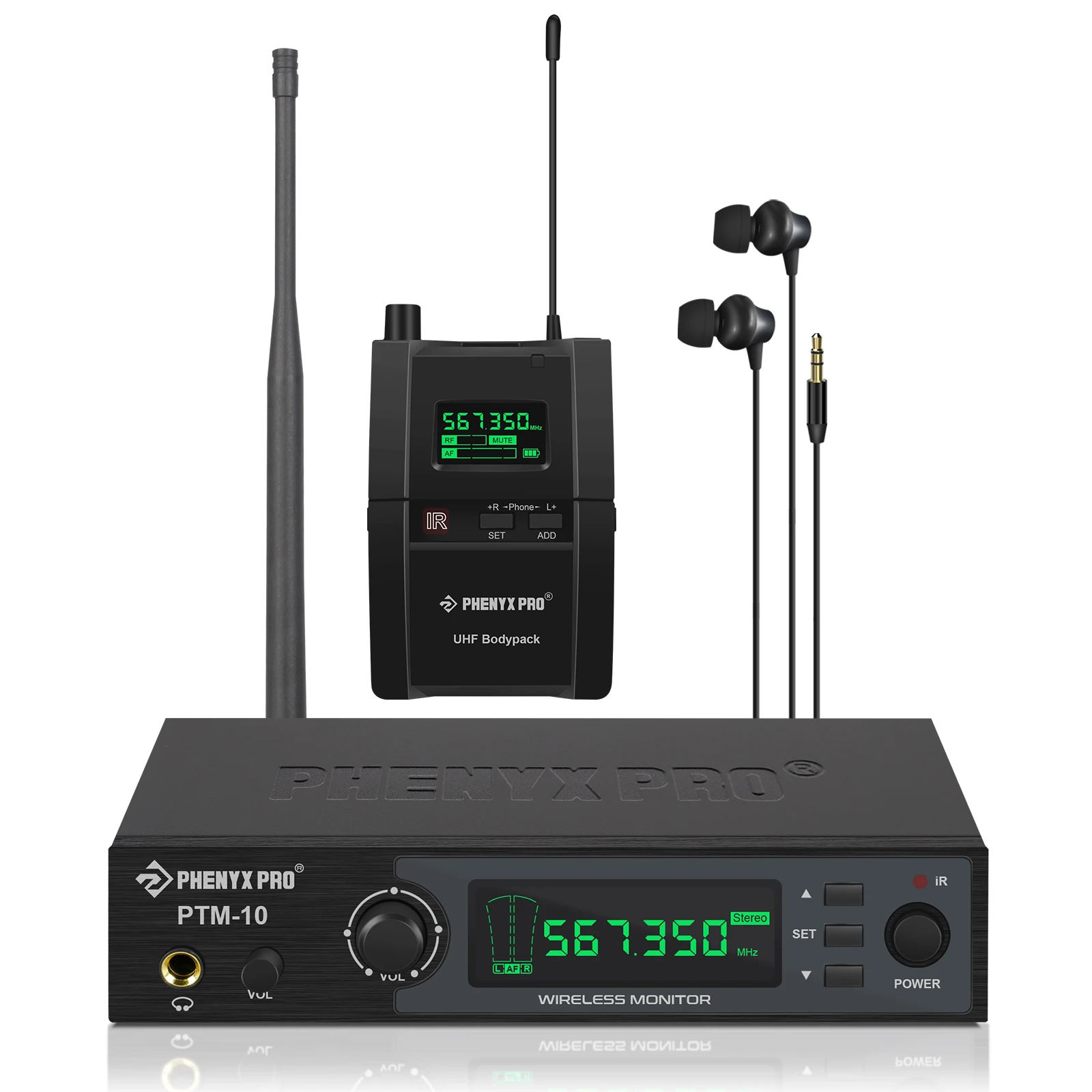 Uhf Wireless Ear Monitor System Professional | Ear Monitor Wireless ...