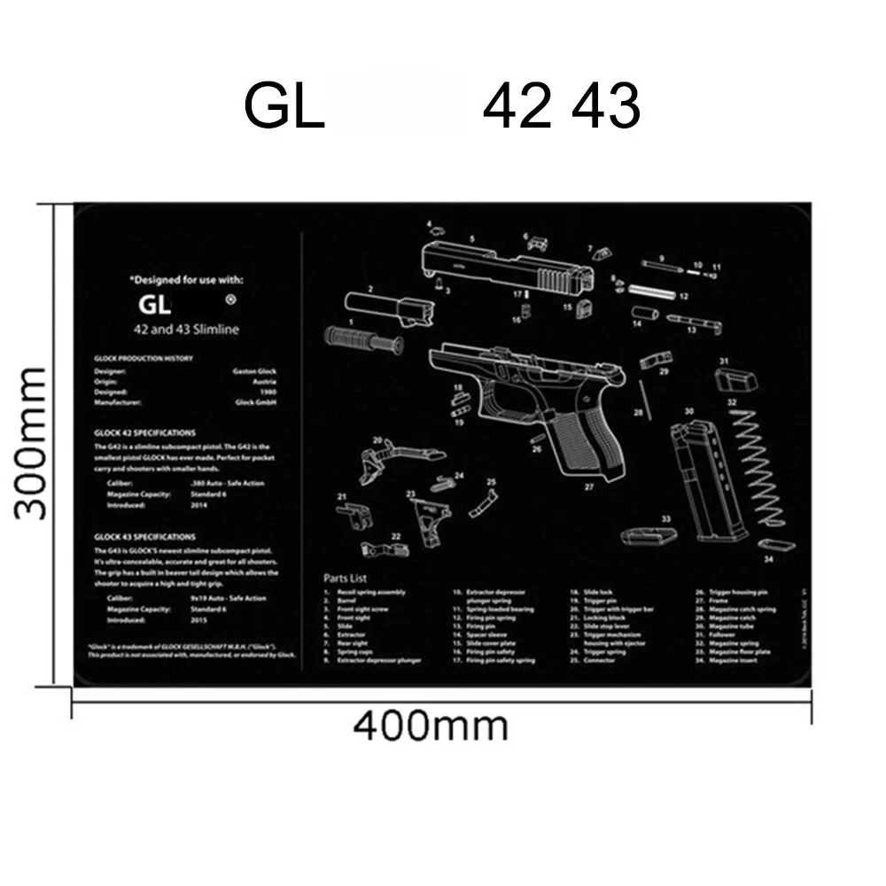 Canik Mete Mc9 Magazine Python Gun Cleaning Mat Schematic Exploded View ...