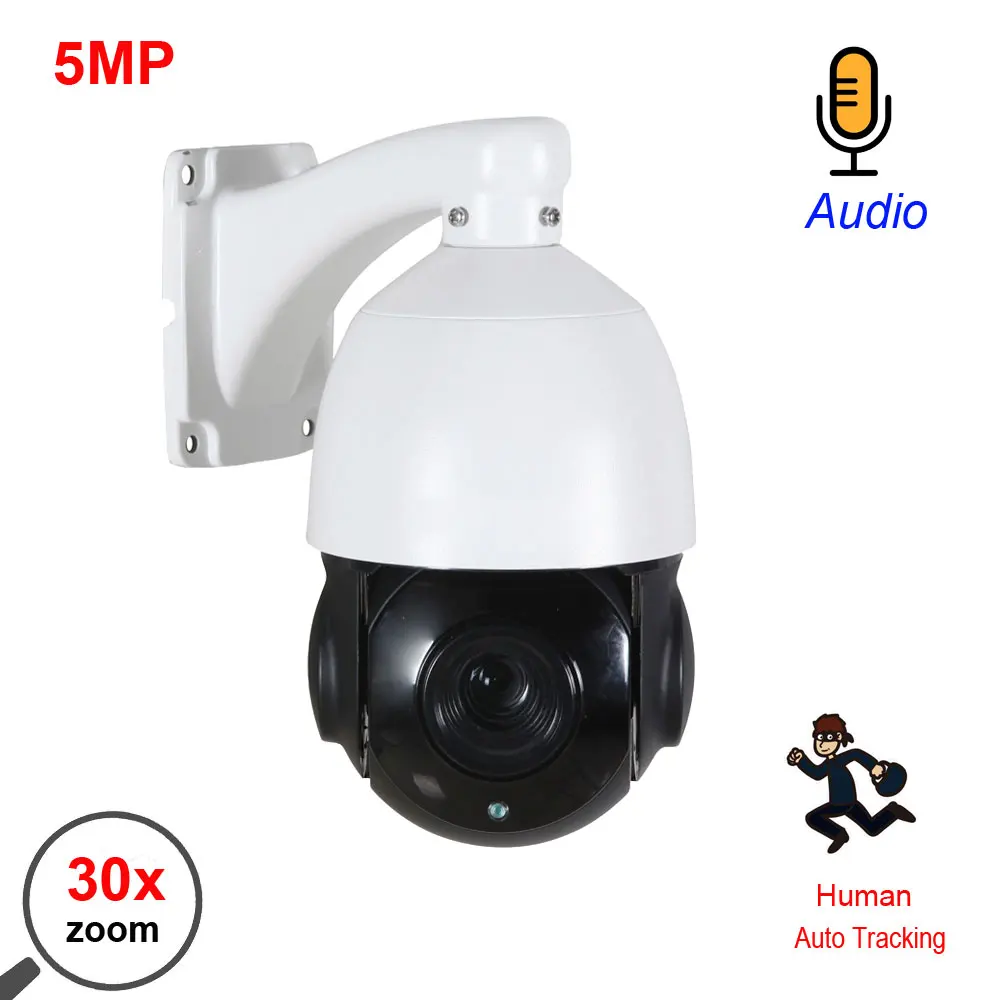 Hikvision Compatible Poe Ptz Ip Camera Outdoor 1080p 2mp 3mp 4mp 5mp ...