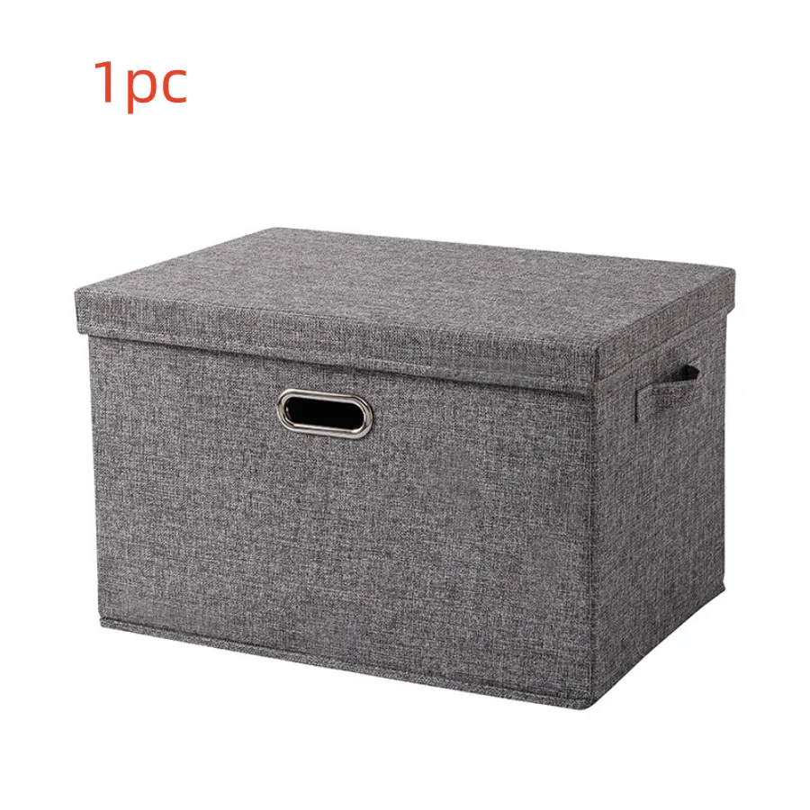 1PC Collapsible Large Capacity Padded Storage Box with Lid and Metal ...