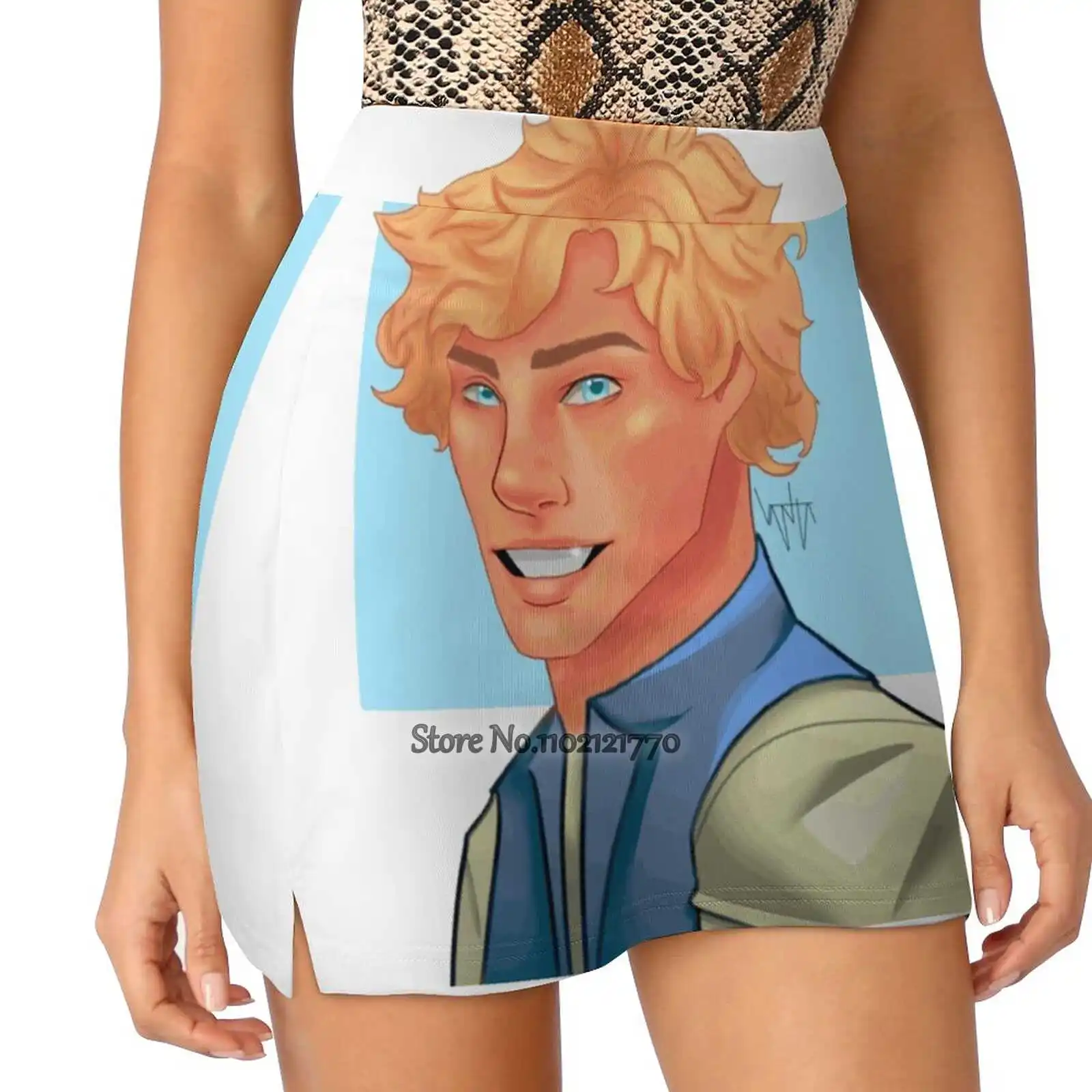 Keefe ; D Women's Summer Fake Two Piece Skirts Casual Sports Beach ...