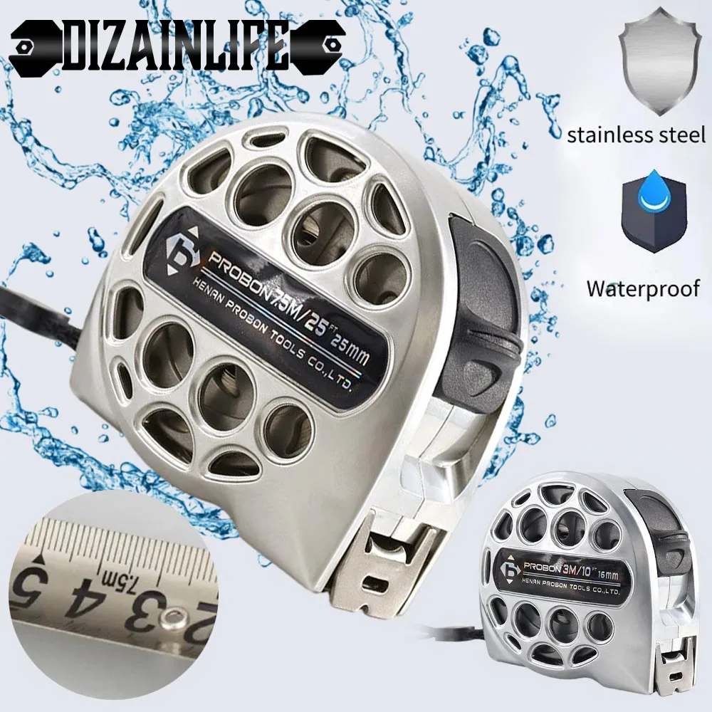 3-5-7-5M-Metric-Tape-Measure-Stainless-Steel-Anti-corrosion-Retractable ...