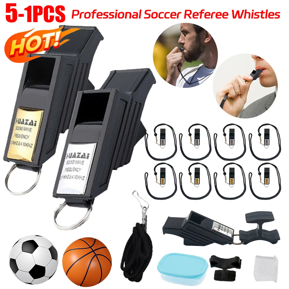 Professional-Soccer-Referee-Whistles-Big-Sound-Football-Whistles ...