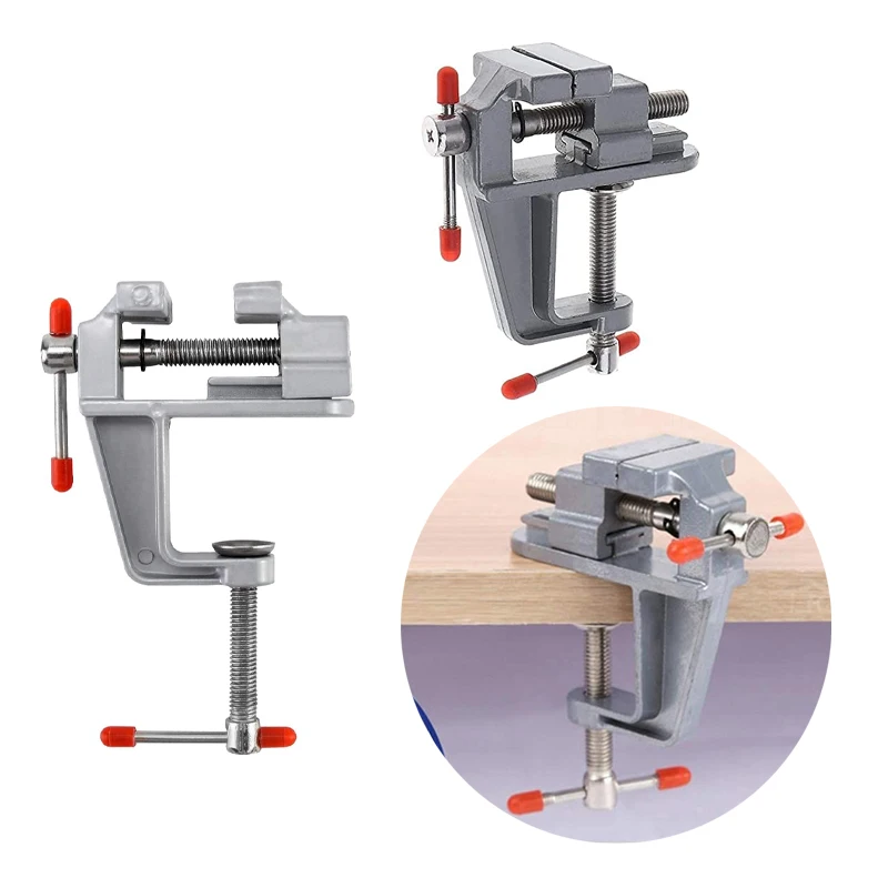 NEW-Arrival-30mm-Aluminum-Miniature-Small-Jewelers-Hobby-Clamp-On-Table ...