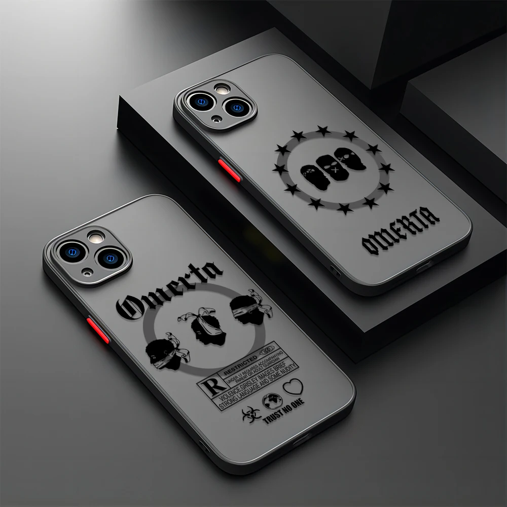 Sleek Matte Magnetic Back Phone Case - Hot Omerta Maes Edition for ...