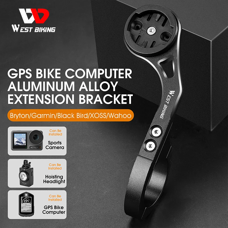 WEST BIKING NEW Bicycle Computer Holder Camera FlashLight Stander GPS ...