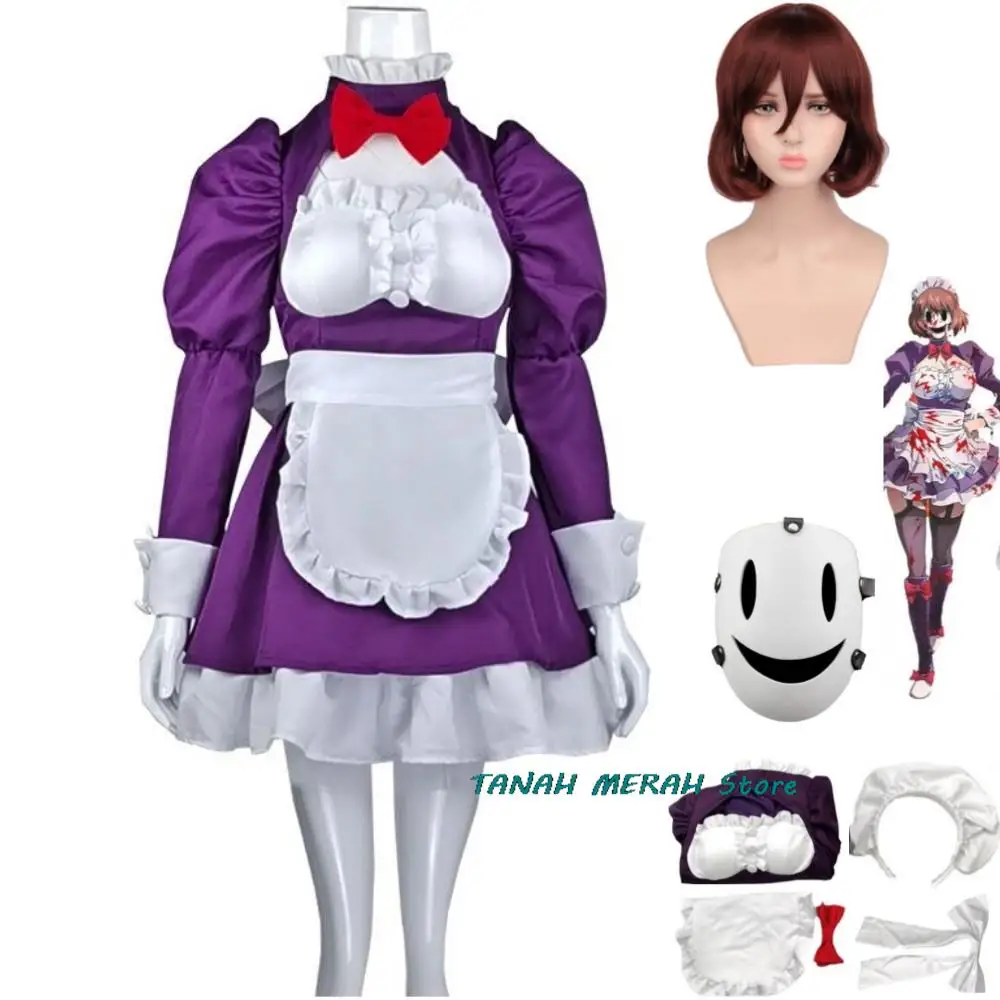 Anime High-Rise Invasion Maid-fuku Kamen Cosplay Costume Tenkuu Shinpan ...