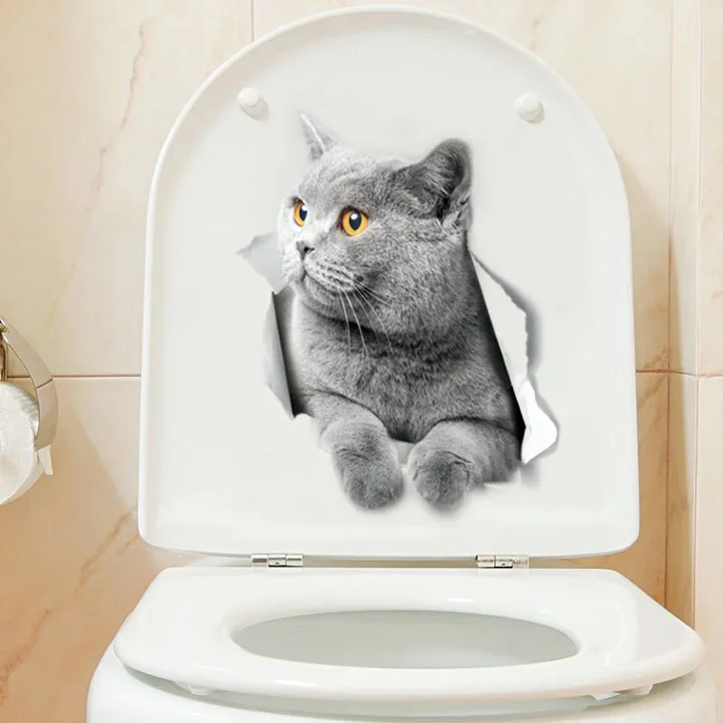 3D-Cute-Cat-Toilet-Sticker-Bathroom-Toilet-Cover-Sticker-Wall-Stickers ...
