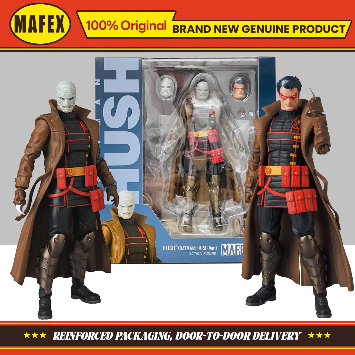 En Stock Medicom Mafex Toys No.133 Batman:Hush Ver 1/12 colección de ...