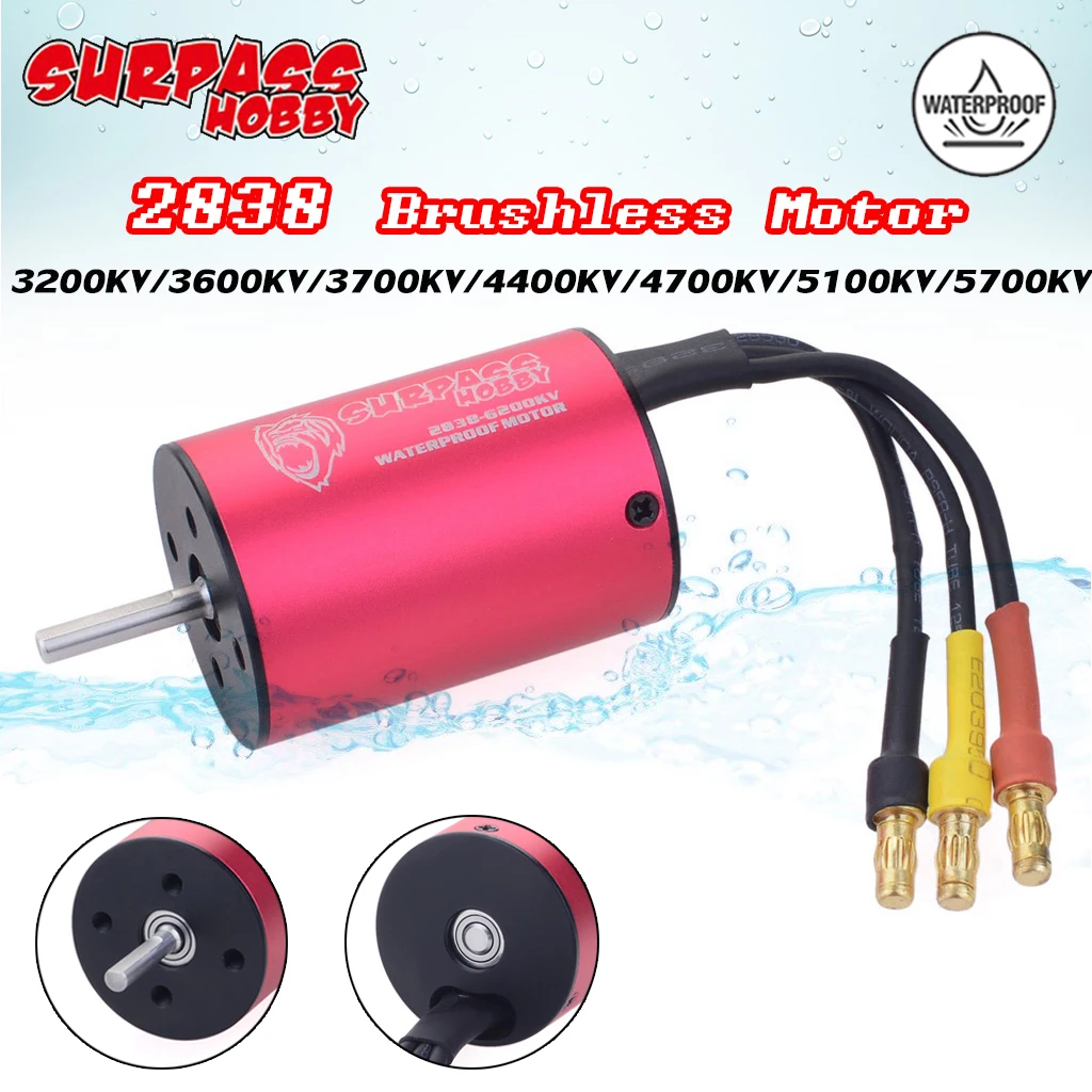 SURPASS-HOBBY-Waterproof-2838-Brushless-Motor-3200KV-3600KV-3700KV ...