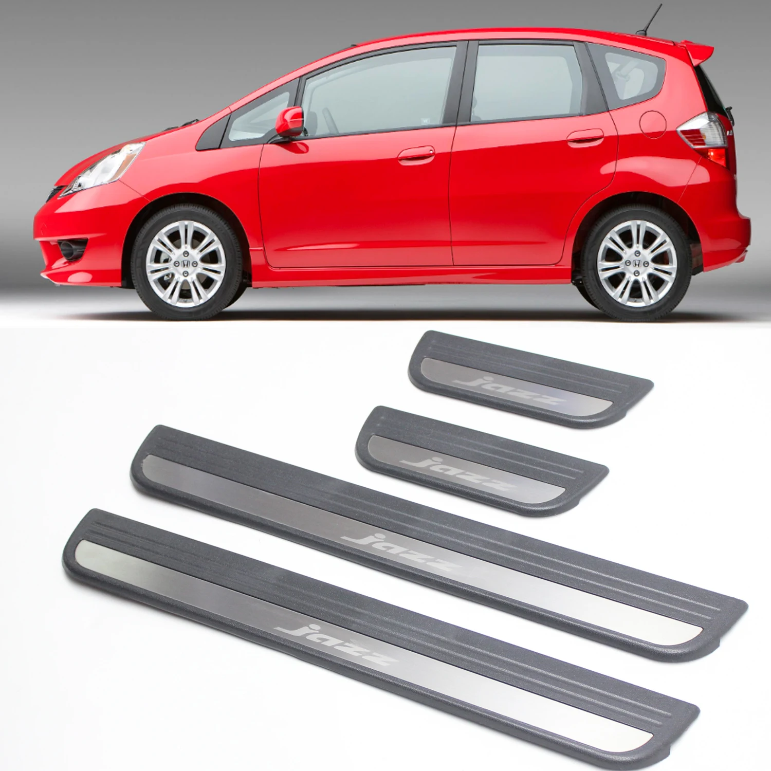 Car-Styling-For-Honda-Jazz-FIT-4PCS-Door-Sill-Plate-Auto-Pedals ...