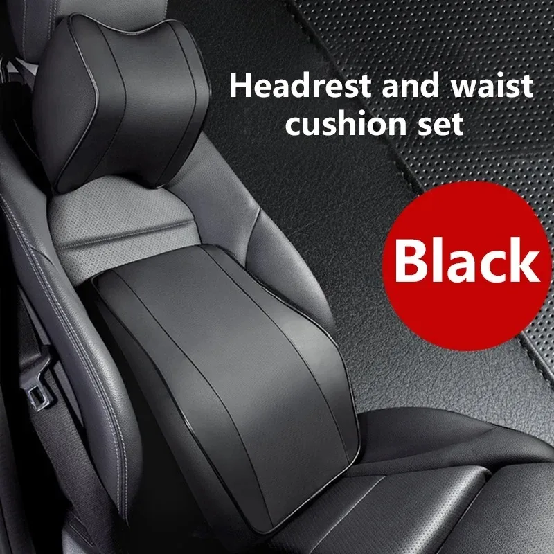 Soft Memory Foam Neck Support Headrest Lumbar Back Car Pillow Seat ...