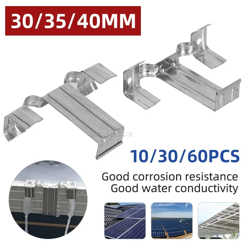 10-30-60pcs-30-35-40mm-Stainless-Steel-Solar-Panel-Photovoltaic-Water ...
