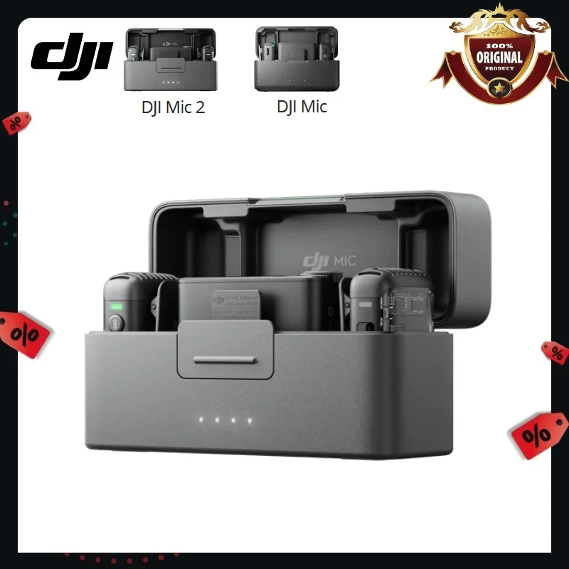 Original-DJI-Mic-2-2-TX-1-RX-Charging-Case-1TX-1RX-Separate-Transmitter ...