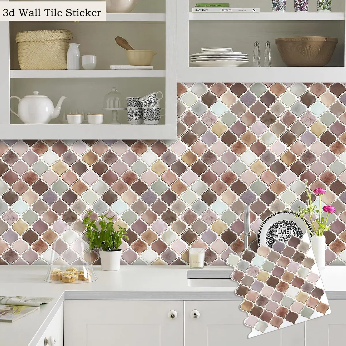 Self-Adhesive-Kitchen-Backsplash-Wall-Stickers-3D-Wall-Tile-Stickers ...