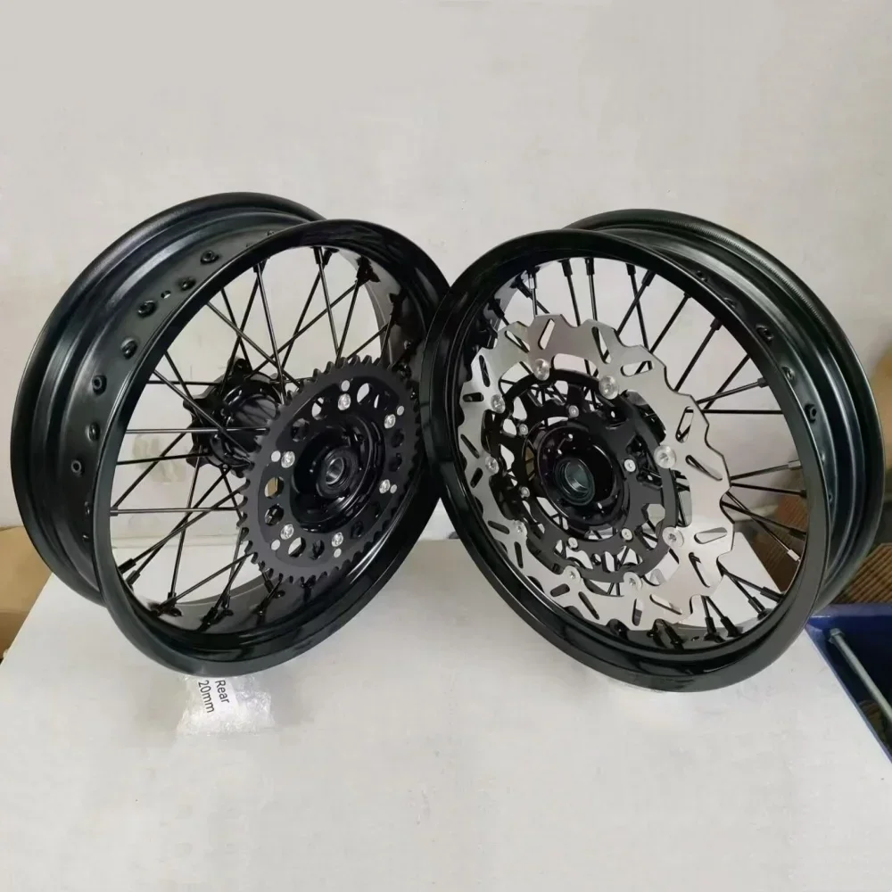Factory High Quality Motorcycle Wheel Black Rim CNC Hub Aluminum Alloy ...