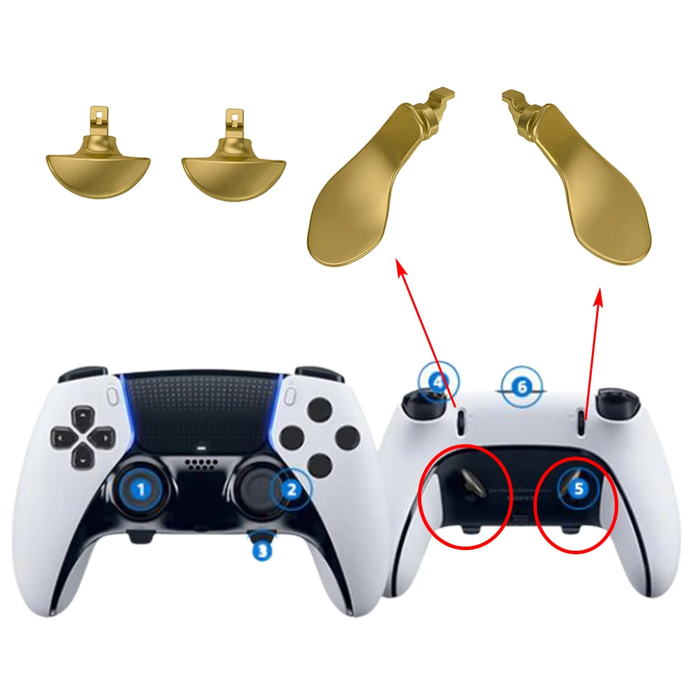 Handle-Metal-Back-Key-For-PS5-Edge-Elite-Controller-Back-Paddles-for ...