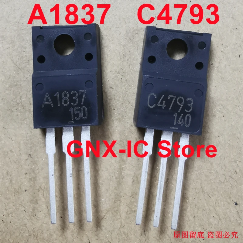 10Pairs-20Pairs-100-Real-Original-New-A1837-C4793-2SA1837-2SC4793 ...