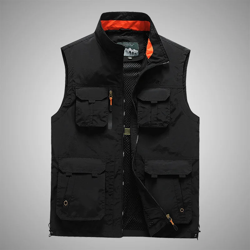 2025 Outdoor Vest Men's Windproof Waterproof New Multi-Pocket ...