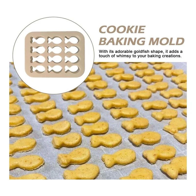 A19F-1 PCS Mini Tiny Goldfish Fish Cracker Cookie Cutter Mold Baked ...