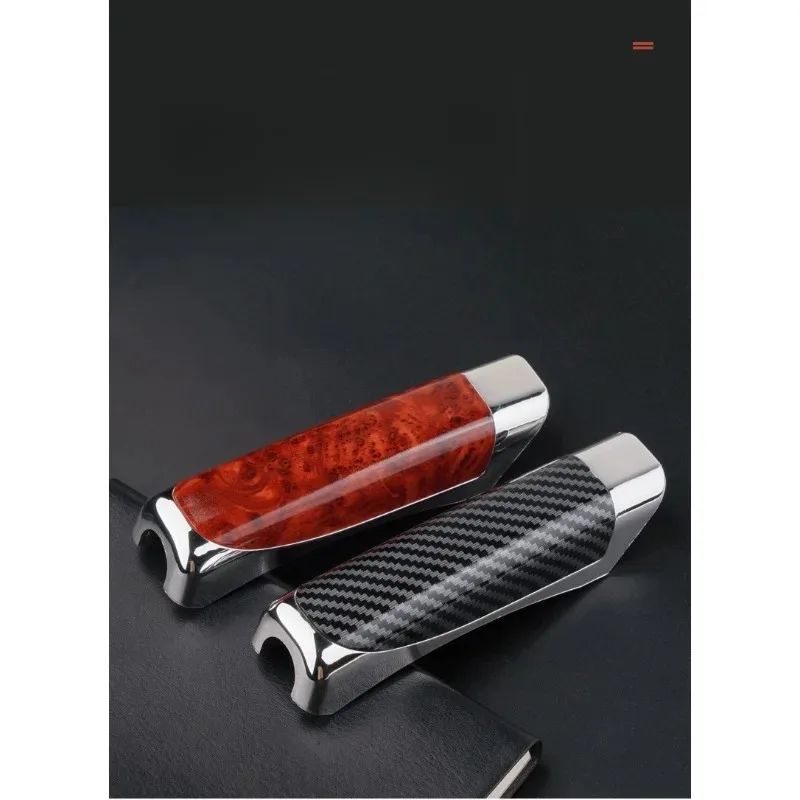 2025 New Universal Car Handbrake Cover Carbon Fiber Auto Handbrake ...