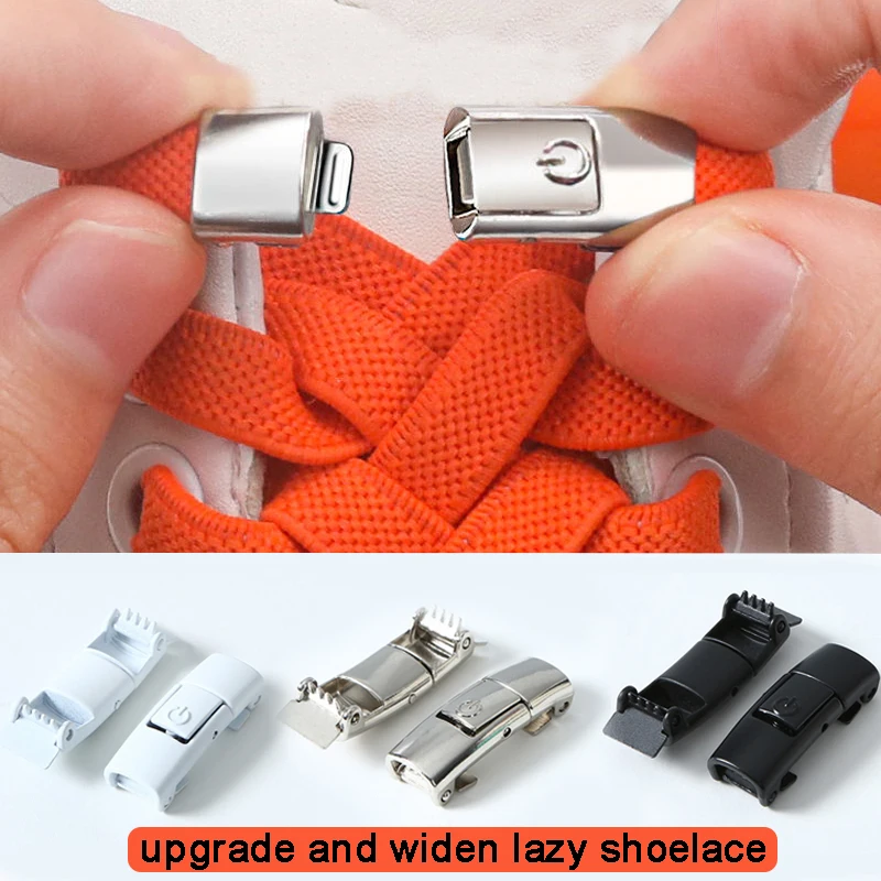 8MM-No-Tie-Shoe-Laces-Press-Lock-Shoelaces-Without-Tie-Elastic-Switch ...