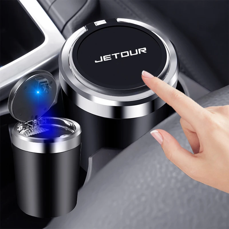 Auto-Portable-LED-Ashtray-With-Blue-Light-Car-Styling-Smokeless-Ash ...