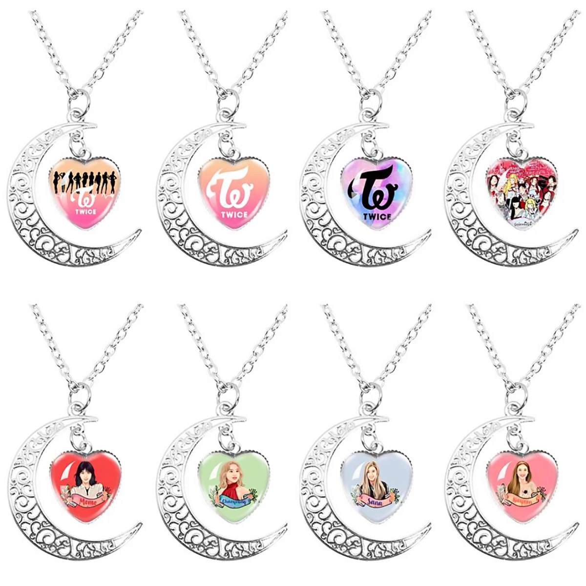 Twice-CANDYBONG-collar-con-forma-de-coraz-n-para-hombre-y-mujer-joyer-a ...
