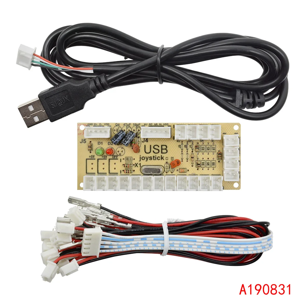 USB-Arcade-Joystick-Circuit-Board-Zero-Delay-Arcade-USB-Encoder-PC-to ...