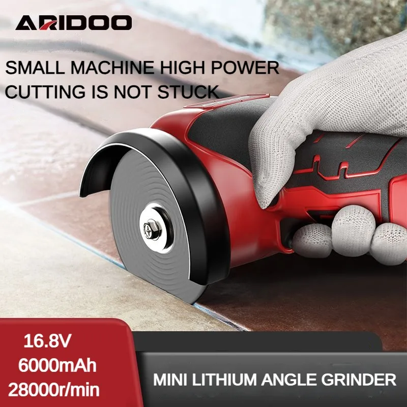 Lithium-16-8V-Brushless-Angle-Grinder-28000RPM-Rechargeable-Grinding ...