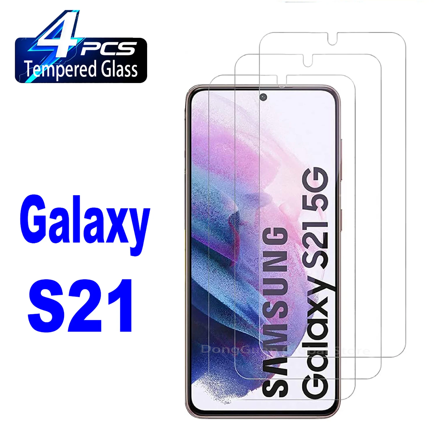 1-4Pcs-0-2mm-Tempered-Glass-For-Samsung-Galaxy-S21-5G-SM-G991 ...