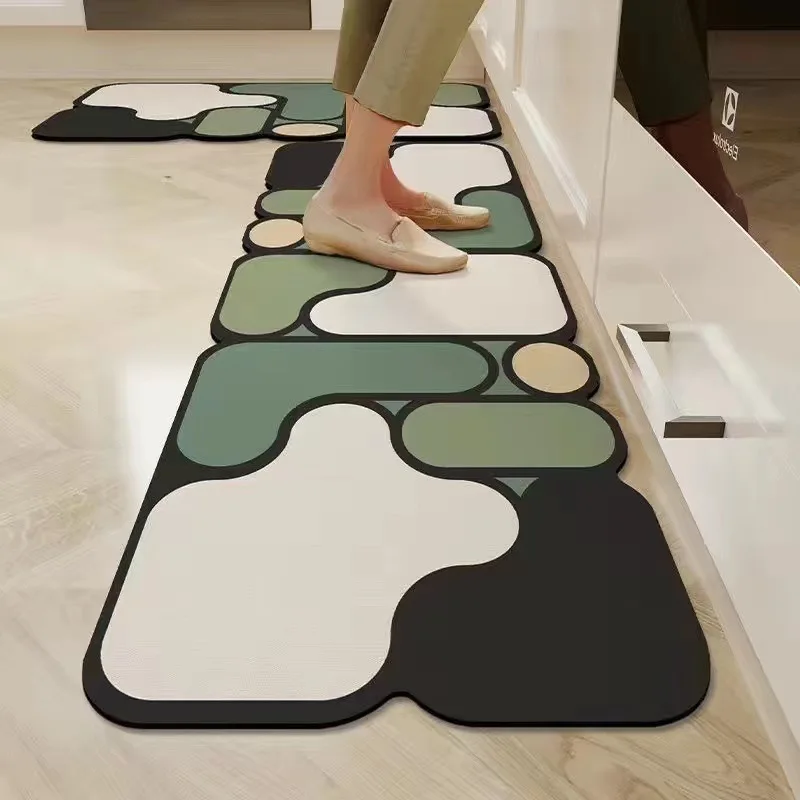 New-Creative-Puzzle-Slip-Absorbent-Kitchen-Mat-Quick-Drying-Living-Room ...