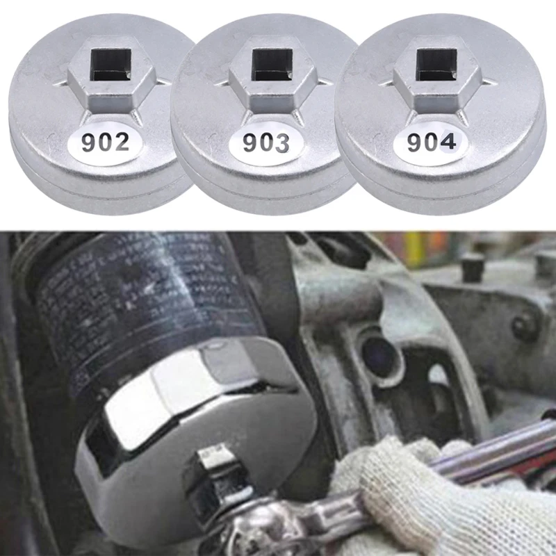 902 903 904 Aluminum End Cap Oil Filter Wrench Oil Grid Wrench Engine ...