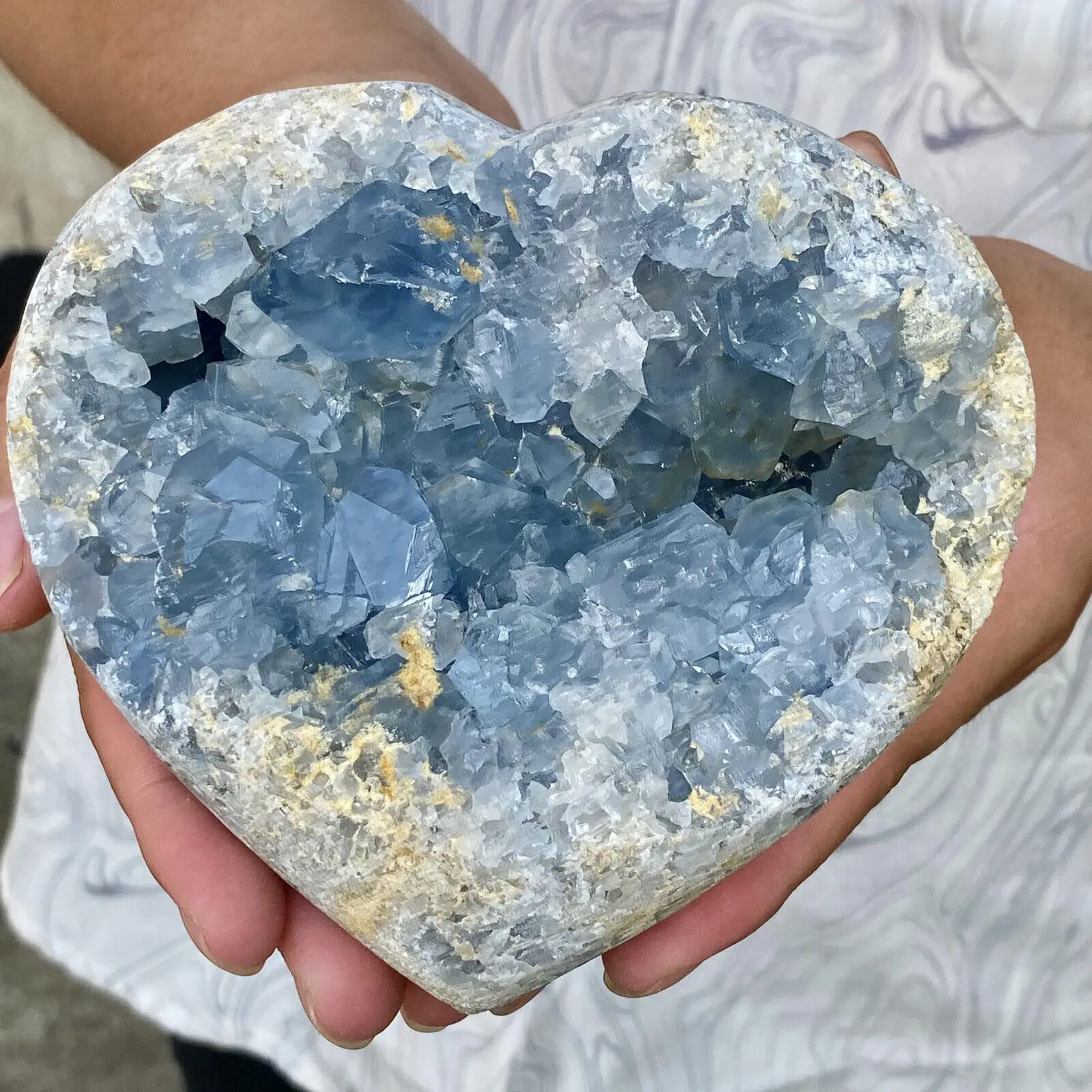 Natural-Celestite-Crystal-Quartz-Energy-Gem-Heart-Shaped-Crystal ...