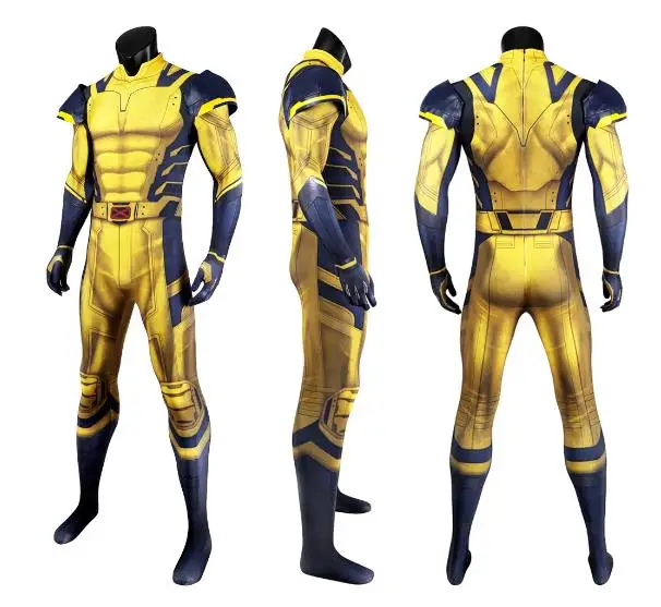 Wolverine-Cosplay-Costume-James-Howlett-Jumpsuit-Shoulder-Armor-Set-3D ...