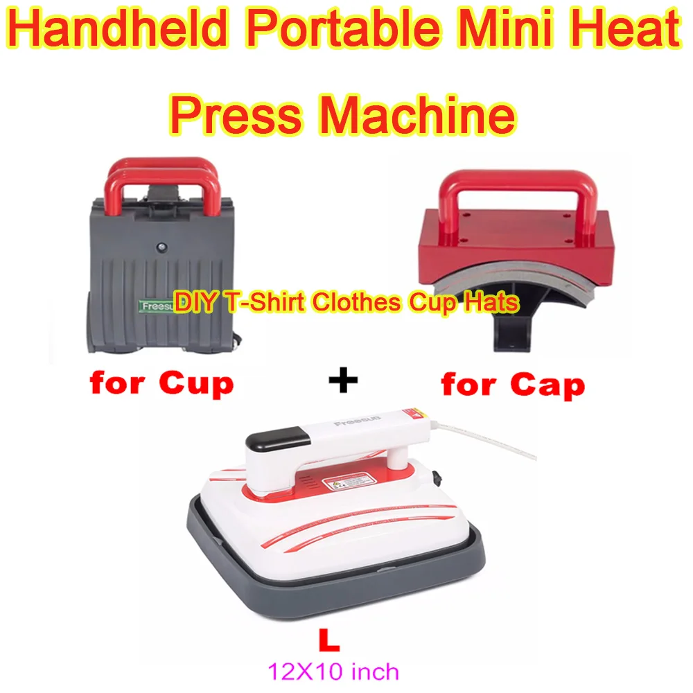 LY Mini Handheld Heat Transfer Press Machine Portable Sublimation ...