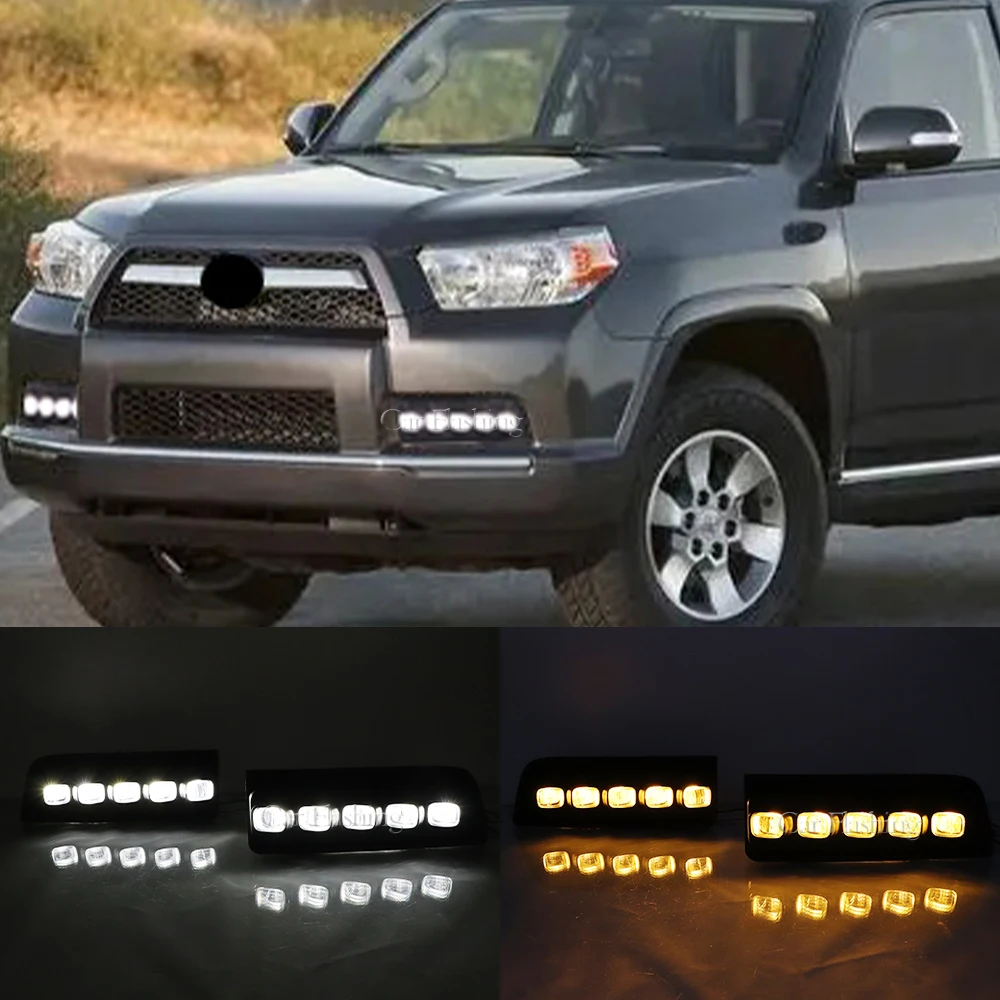 2PCS-LED-Daytime-Running-Light-For-Toyota-4-Runner-4Runner-2010-2011 ...