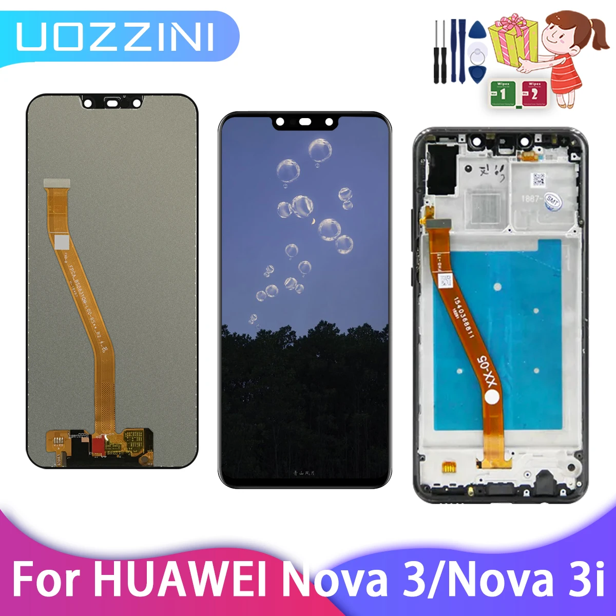 High-Quality-6-3-For-Huawei-Nova-3-LCD-Display-Touch-Screen-Digitizer ...