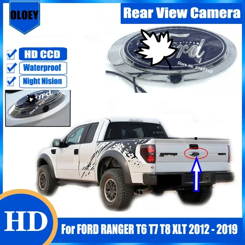 HD-rear-view-camera-For-FORD-RANGER-T6-T7-T8-XLT-2012-2019-Car-logo ...