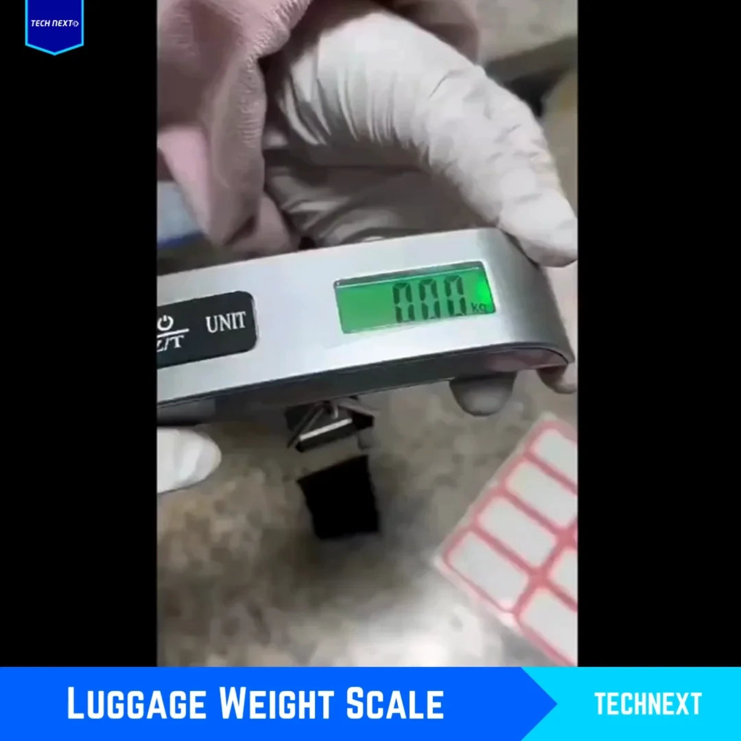 Portable Digital Luggage Scale – 50kg/110lb LCD Display | Electronic ...