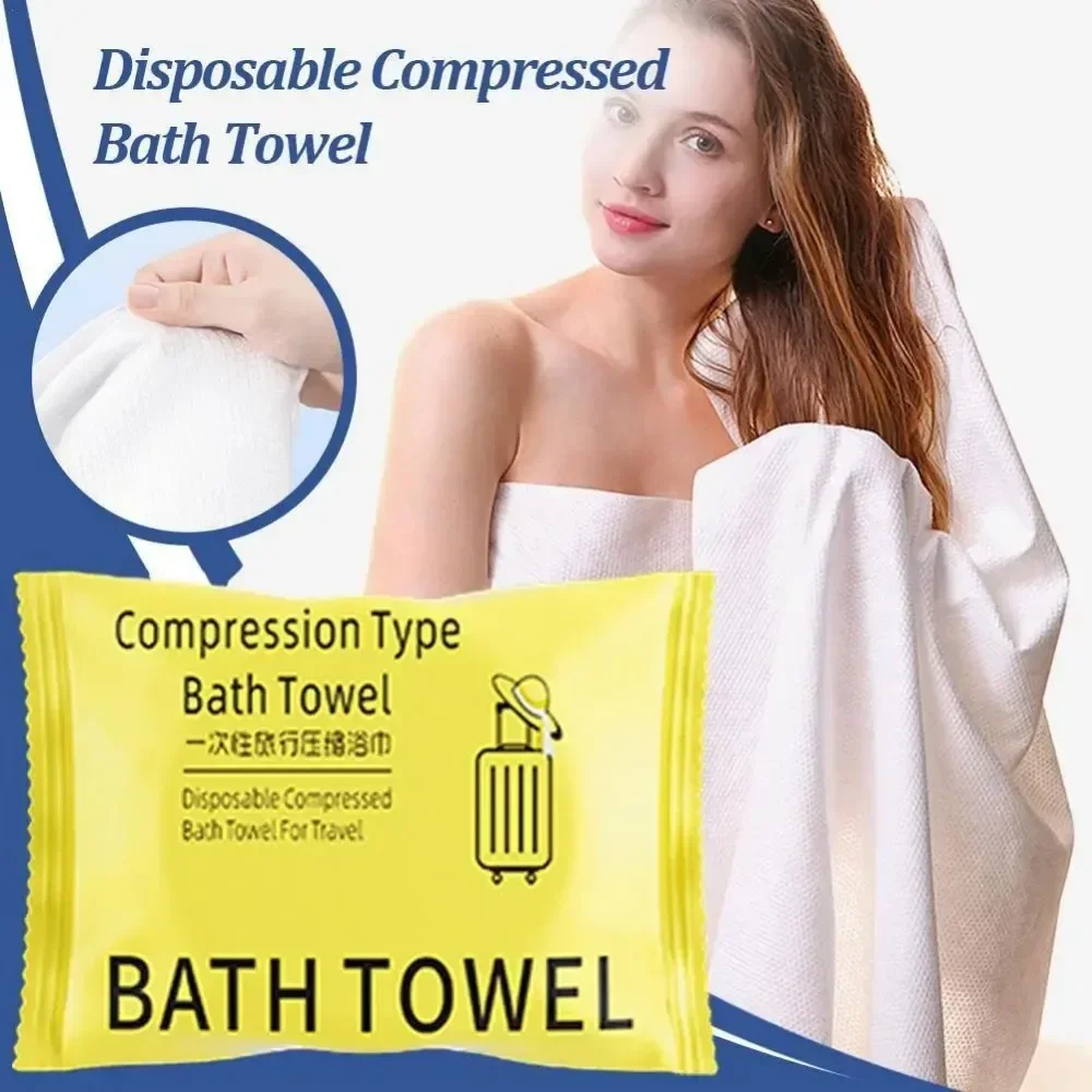 Compressed-Bath-Towels-140cm-Thickened-Disposable-Portable-Large-Pure ...