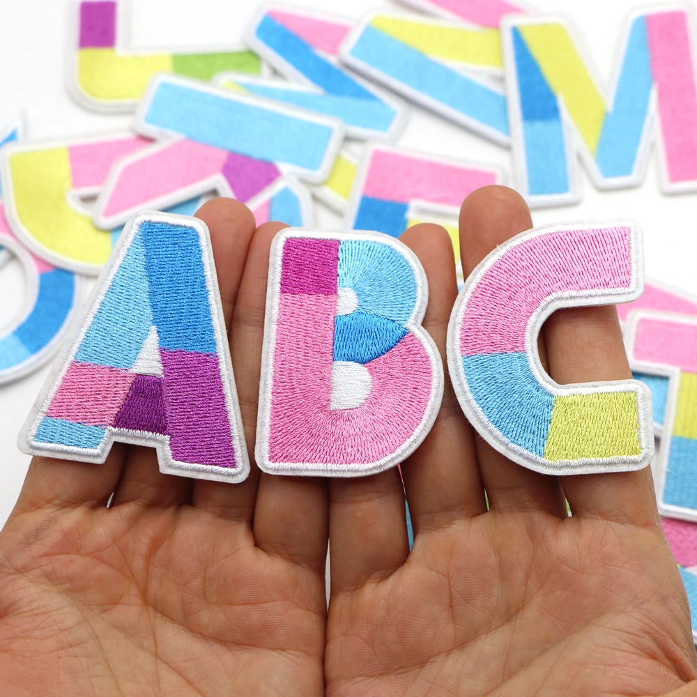 1PC-Multi-Color-Letter-Embroidery-Patches-Iron-On-Letters-Patch-A-Z ...