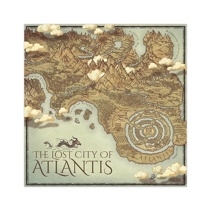 Atlantis The Lost City In World Map