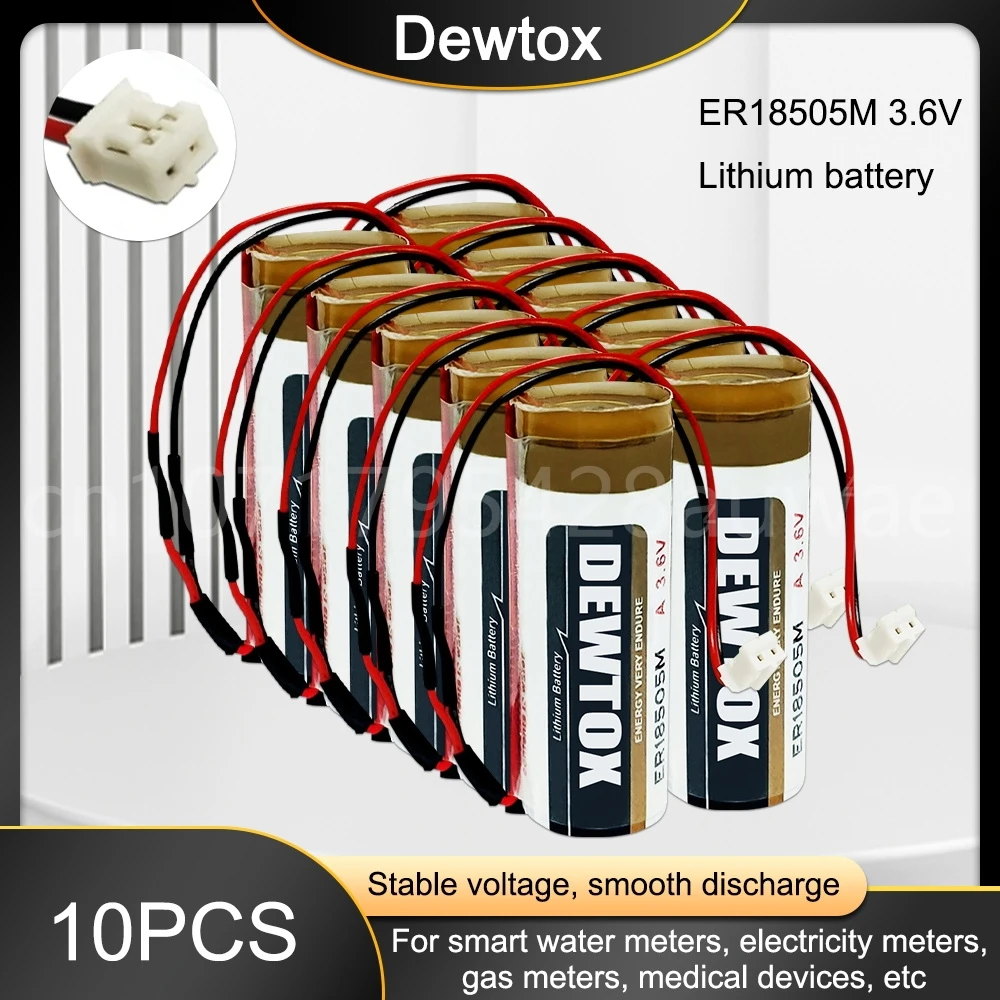 10PCS-NEW-Original-ER18505M-Lithium-Battery-3-6V-3500mah-ER18505-18500 ...