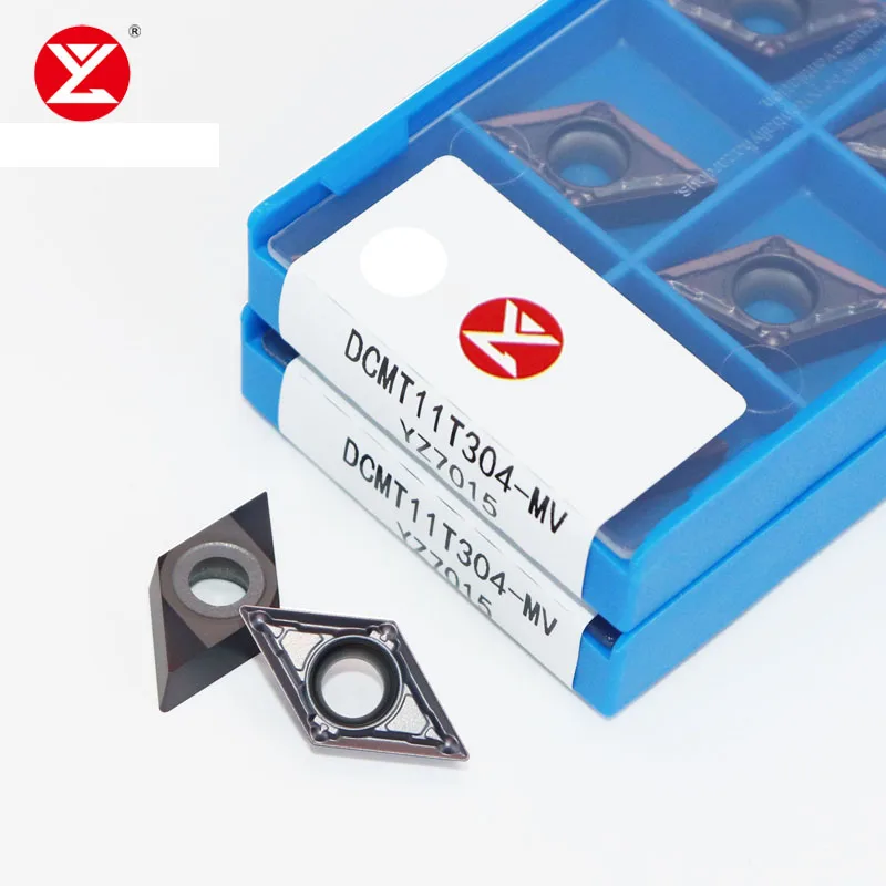 10PCS-DCMT070202-DCMT11T302-MV-DCMT11T304-MV-DCMT11T308-Lathe-External ...