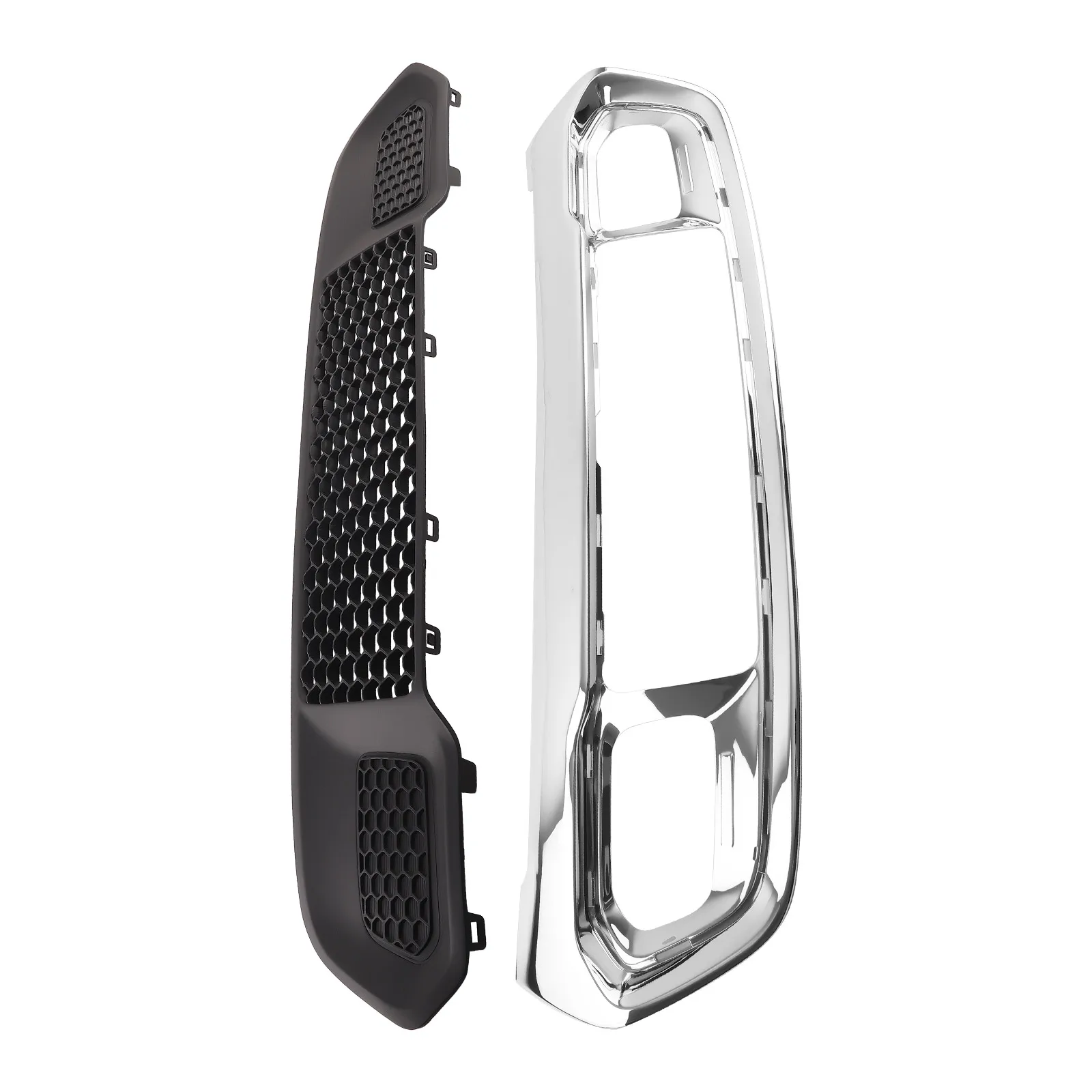 Chrome Front Lower Grille & Bumper Grill Bezel for Jeep Grand Cherokee ...