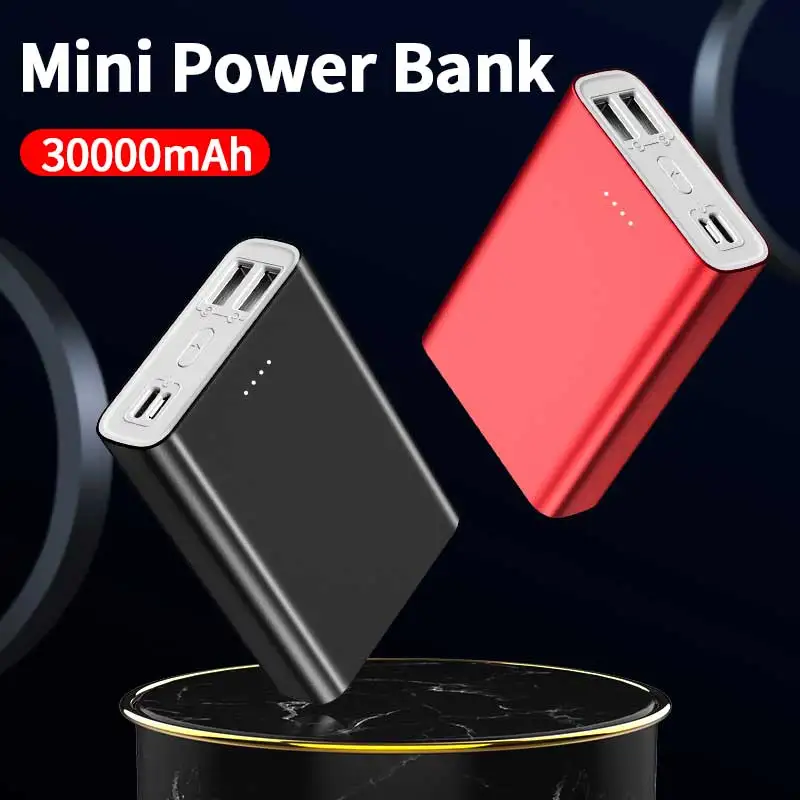 30000mah Power Bank High Capacity Portable External Charger 2usb Output ...